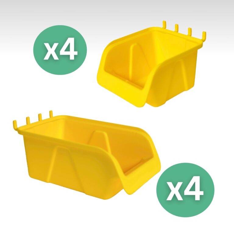 Pegboard Bins - Storage Solution for Screws, Bolts & More | Wallpeg